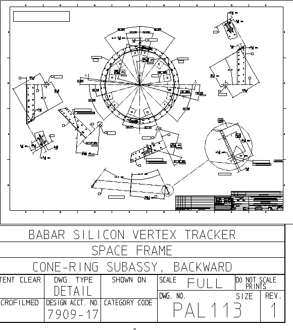 Space Frame Drawing List