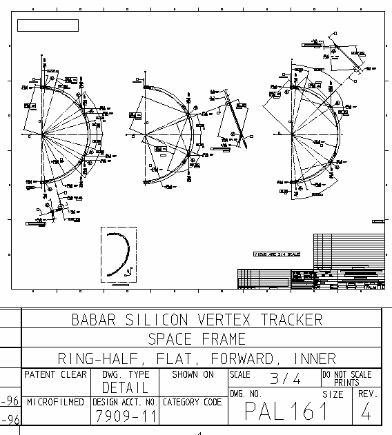 Space Frame Drawing List