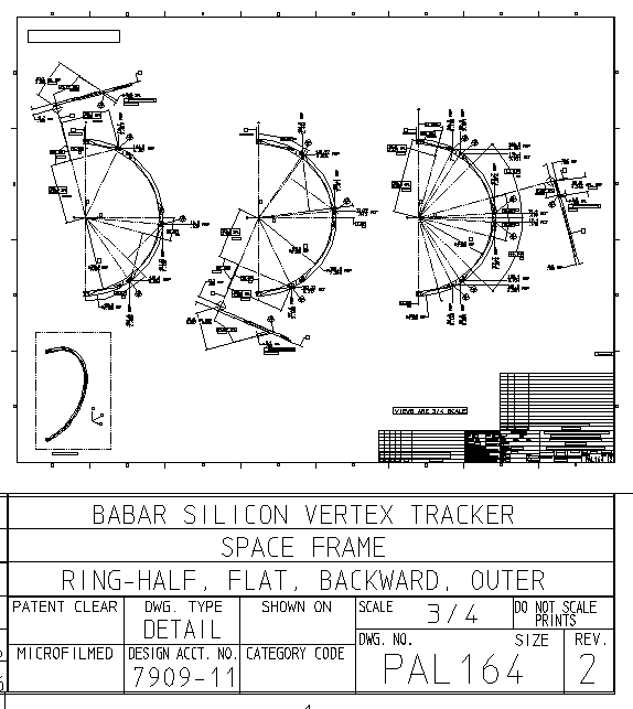 Space Frame Drawing List