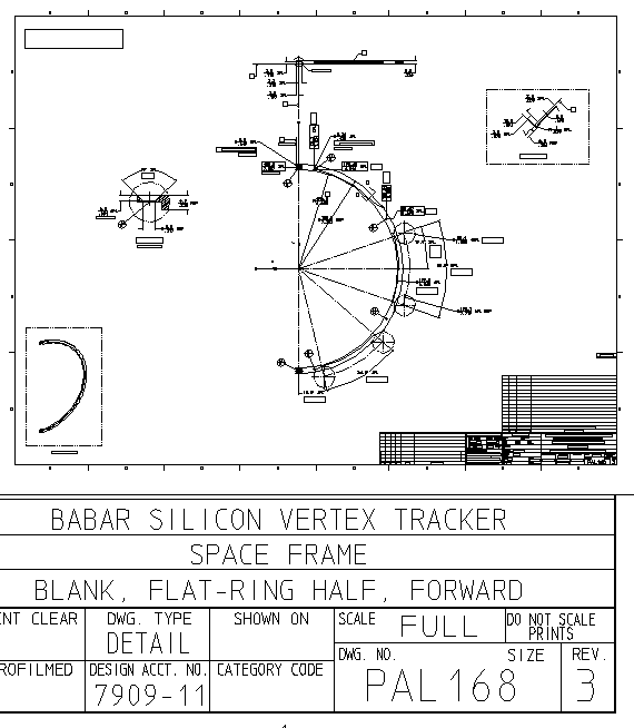 Space Frame Drawing List