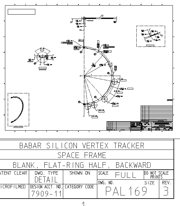 Space Frame Drawing List