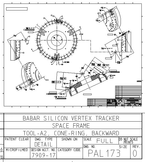 Space Frame Drawing List